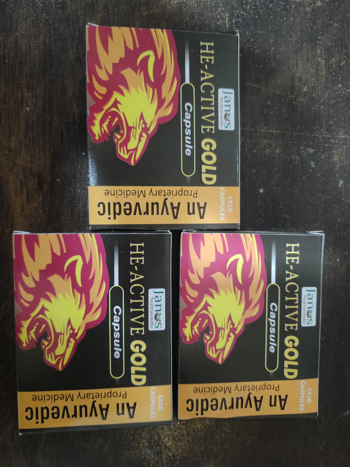 JANUS - HE ACTIVE GOLD | 100% Natural Ayurvedic Shilajit 30 Capsules ...