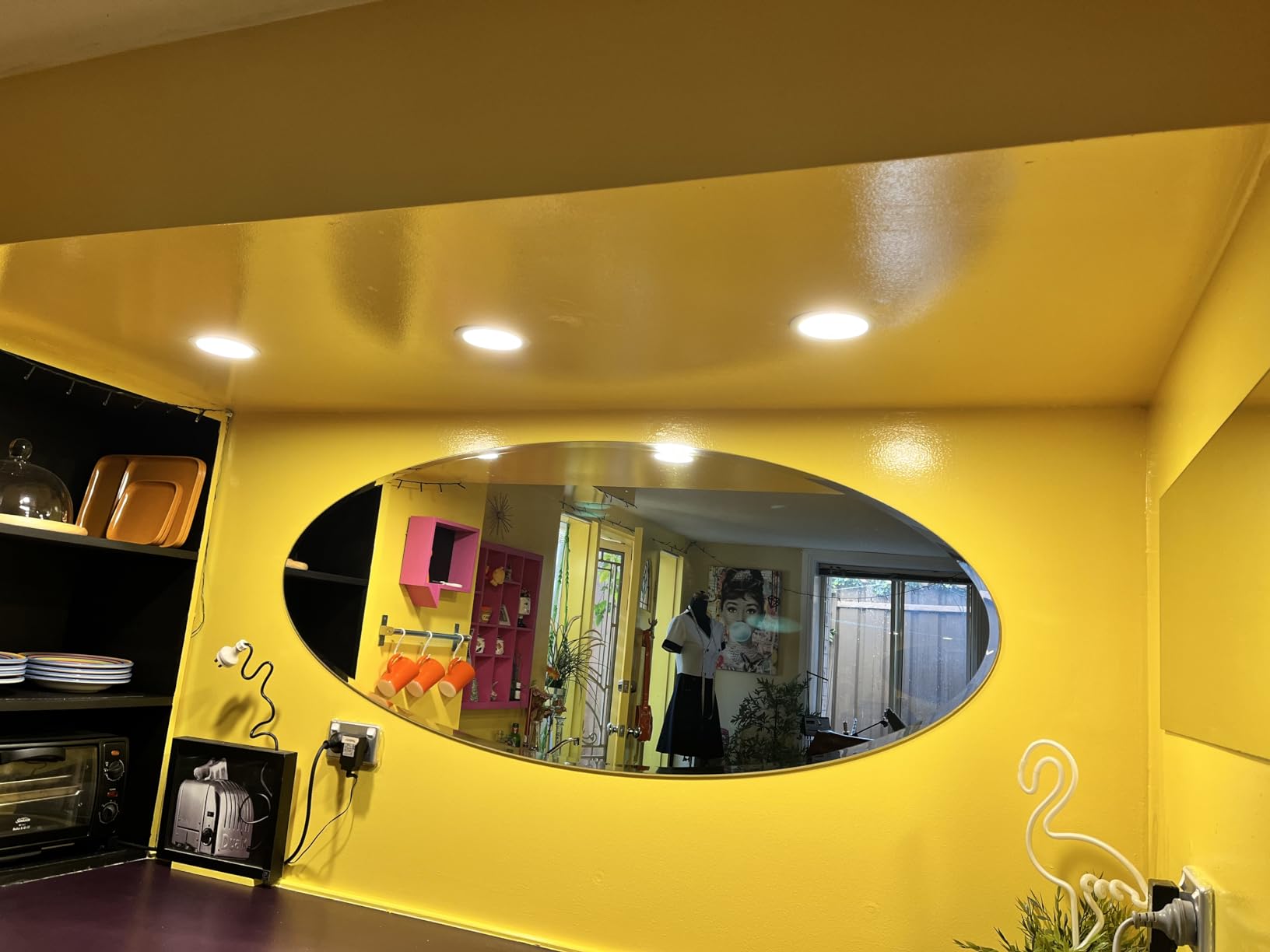 ALUX 10pcs 13W Flat Face Led Ceiling Lamp LED Downlight Kit CCT ...