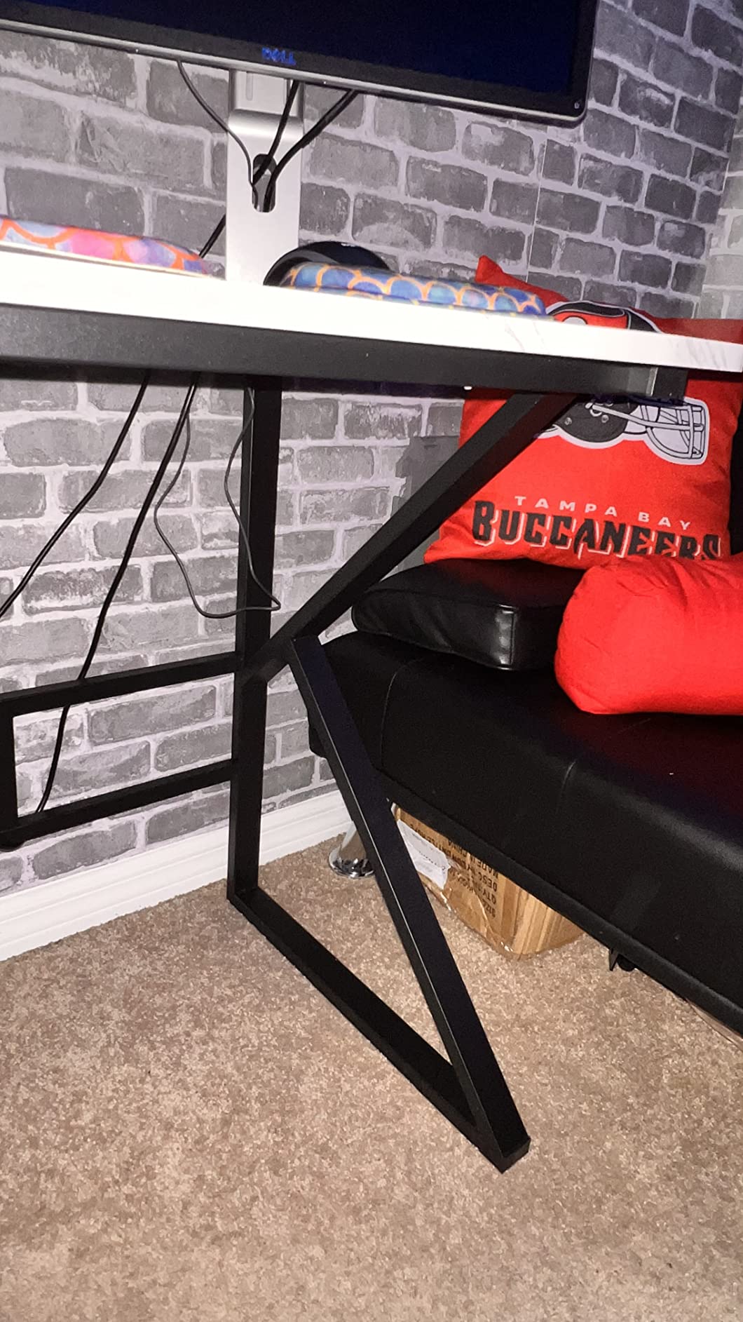 $15/mo - Finance Natwind 47" Ergonomic Gaming Desk, K-Shaped Home ...