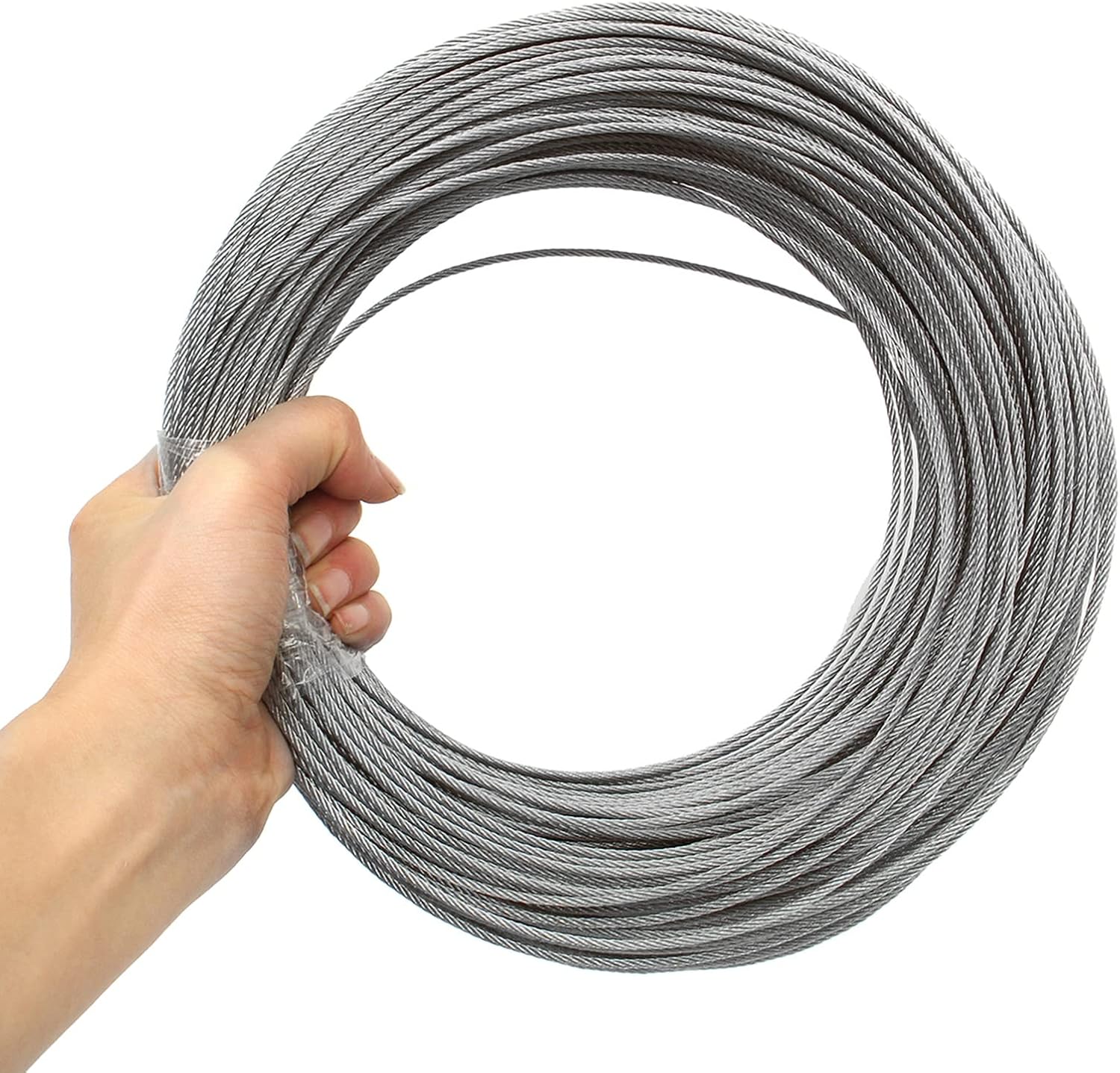 Amazon.com: Yard Zipline Cable Wire Rope 1/8 Stainless Cable, Wire Rope ...