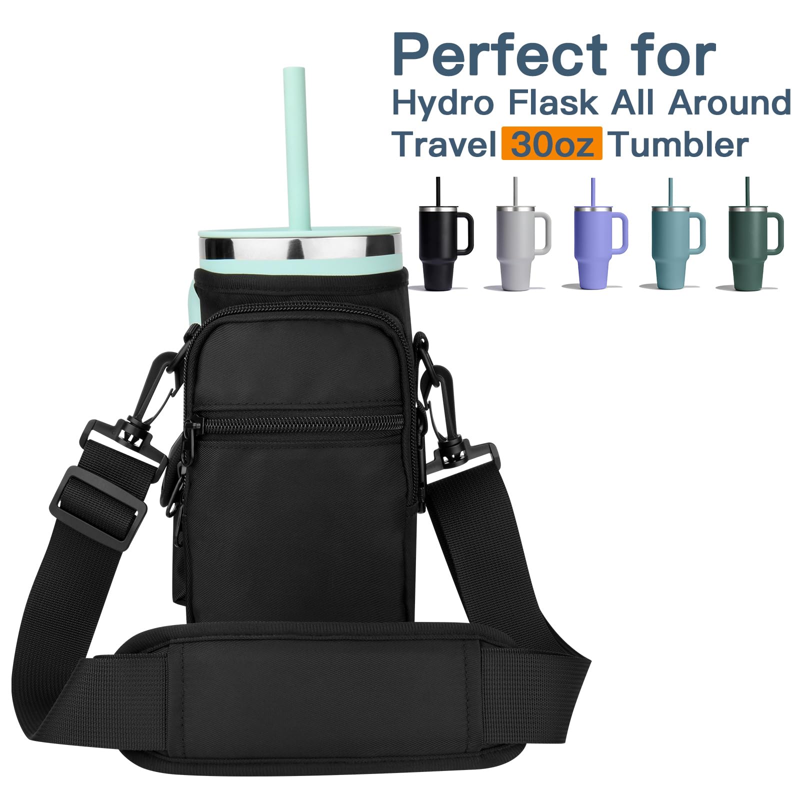 Snapklik.com : Xxeciz Water Bottle Carrier Bag For Hydro Flask Travel ...