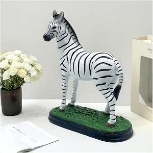 Amazon.com : Zebra Sculpture Collectible Figurines Garden Landscape ...