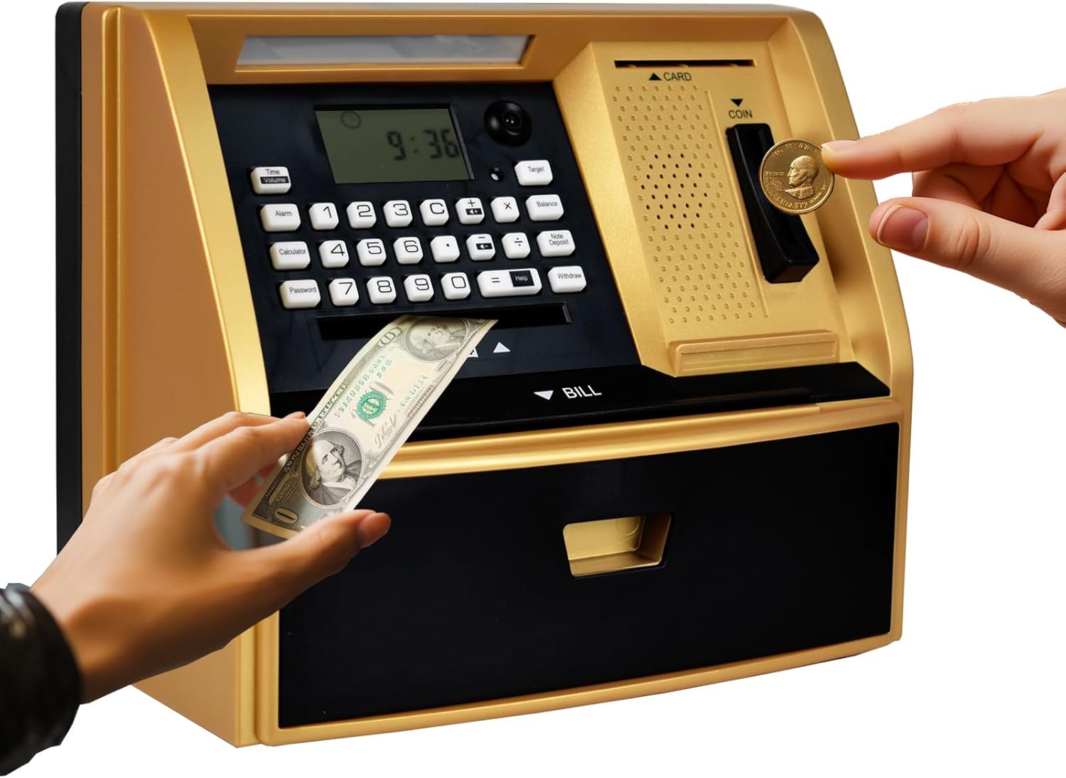 ATM Money Box for Kids - Count, Learn, and Achieve Financial Goals with ...