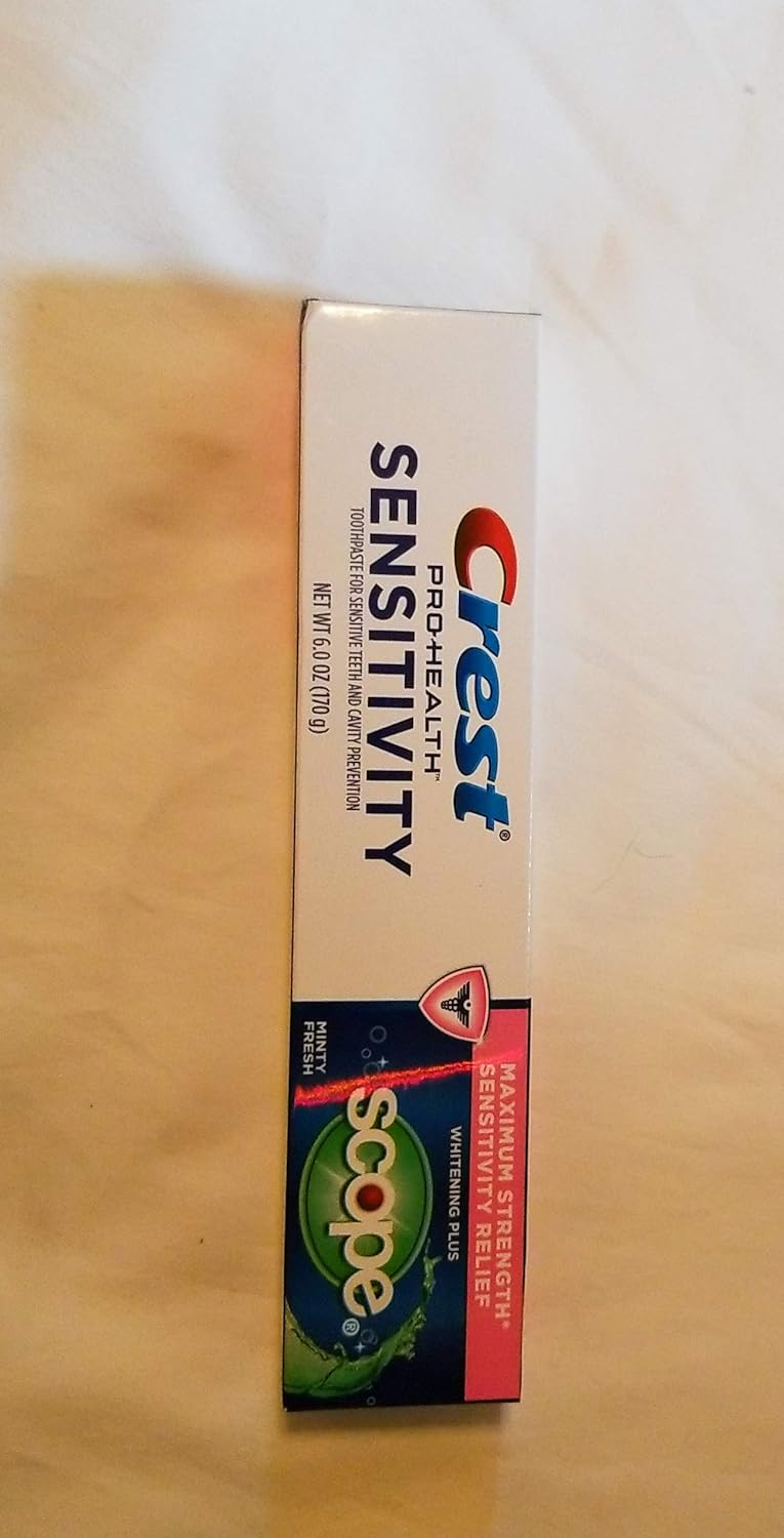 Amazon.com: Crest Pro-Health Sensitivity Toothpaste Whitening Plus ...