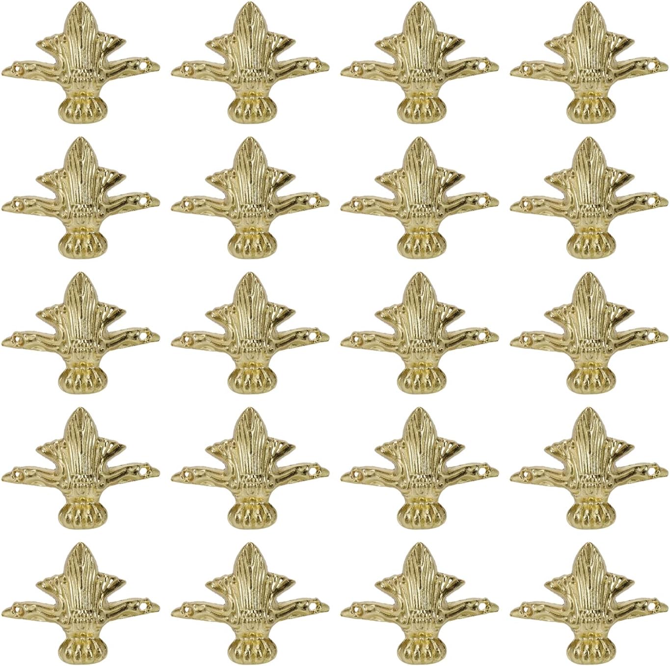 Amazon.com: Wealrit 20 Pcs Antique Metal Box Legs Jewelry Chest Box ...