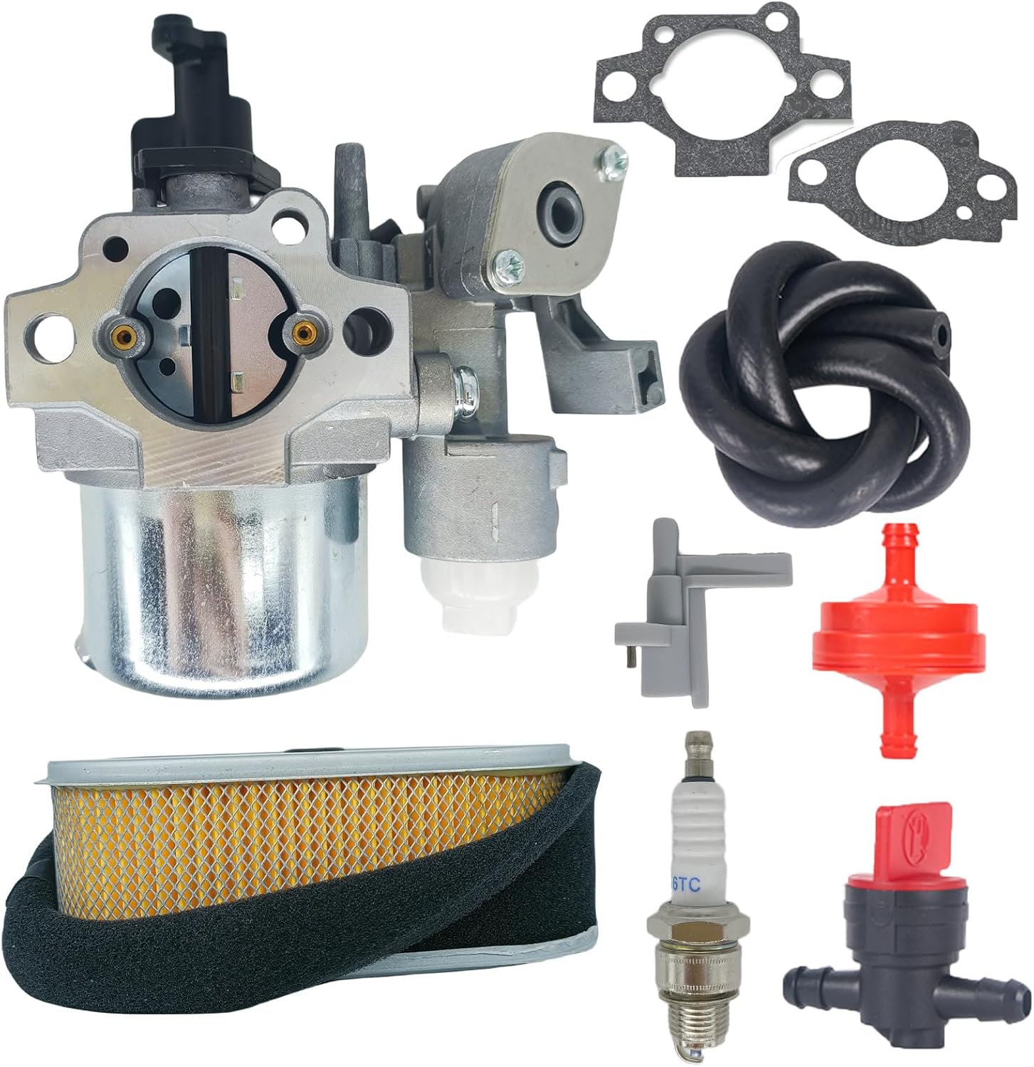 Amazon.com: Carburionix EX13 EX17 Carburetor with Air Filter Spark Plug Kit for Subaru Robin 6 ...