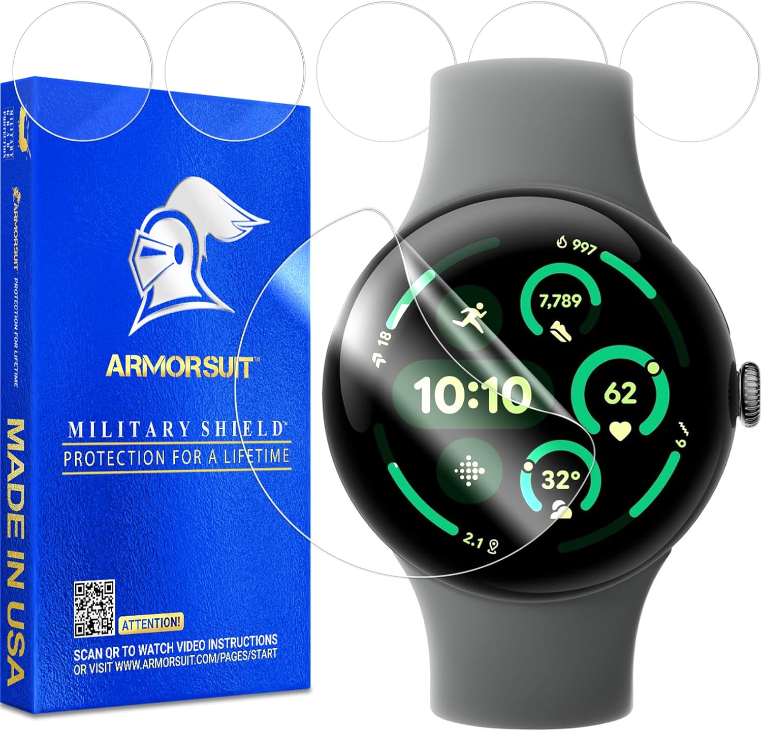 Amazon.com: ArmorSuit (6 Pack MilitaryShield Screen Protector designed ...