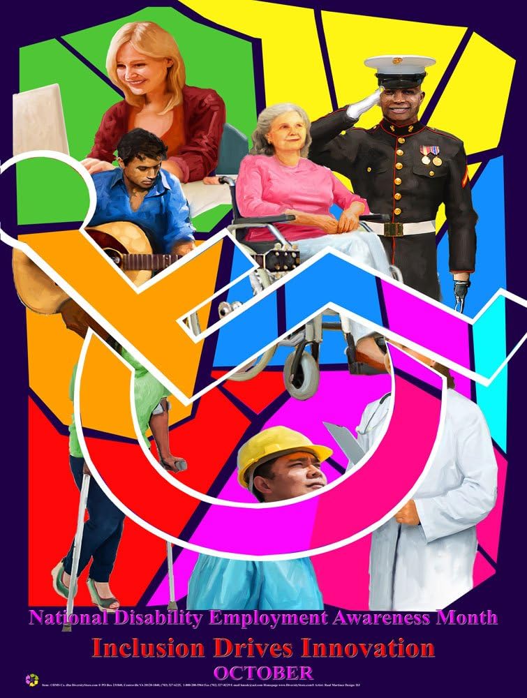 Amazon.com: Diversity Store New 2017 Theme Disability Employment Month ...