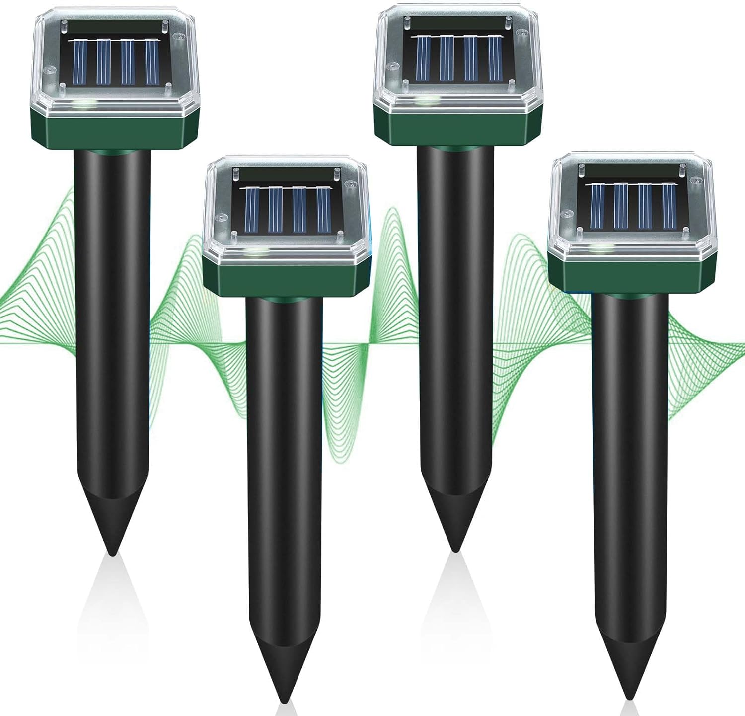 Amazon.com: Mole Repellent Solar Powered, Ultrasonic Repeller ...