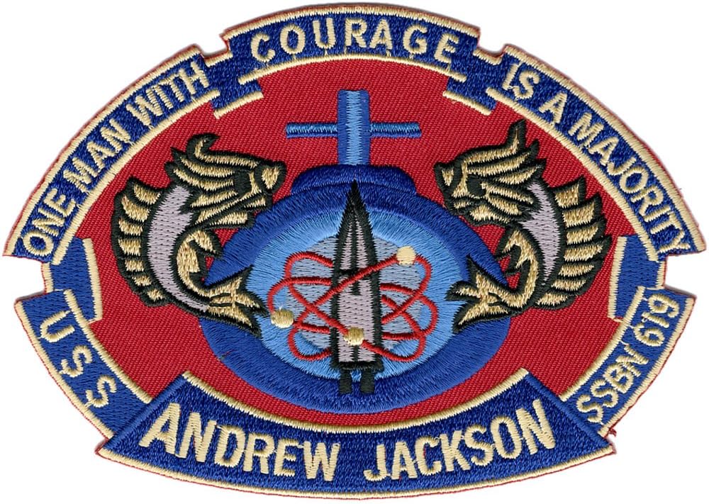 Amazon.com: SSBN-619 USS Andrew Jackson Patch : Clothing, Shoes & Jewelry