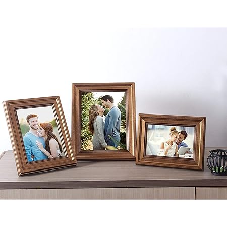 Earthy Set of 3 Photo Frame Mix Size 4x6,5x7,6x8 : Amazon.in: Home ...