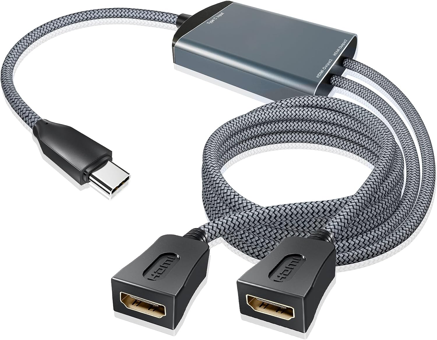 Elebase HDMI Splitter 1 In 2 Out, 4K @ 60Hz HDMI Splitter para ...