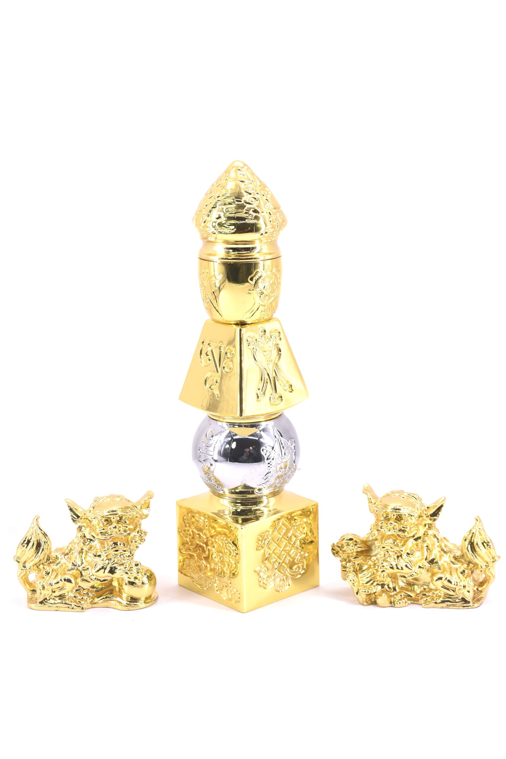 Amazon.com: 2025 feng Shui 5 Element Pagoda with 8 Auspicious Objects ...