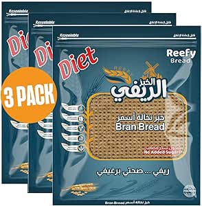 Reefy Diet Bran Bread No Added Sugar 185 g : Amazon.ae: Grocery