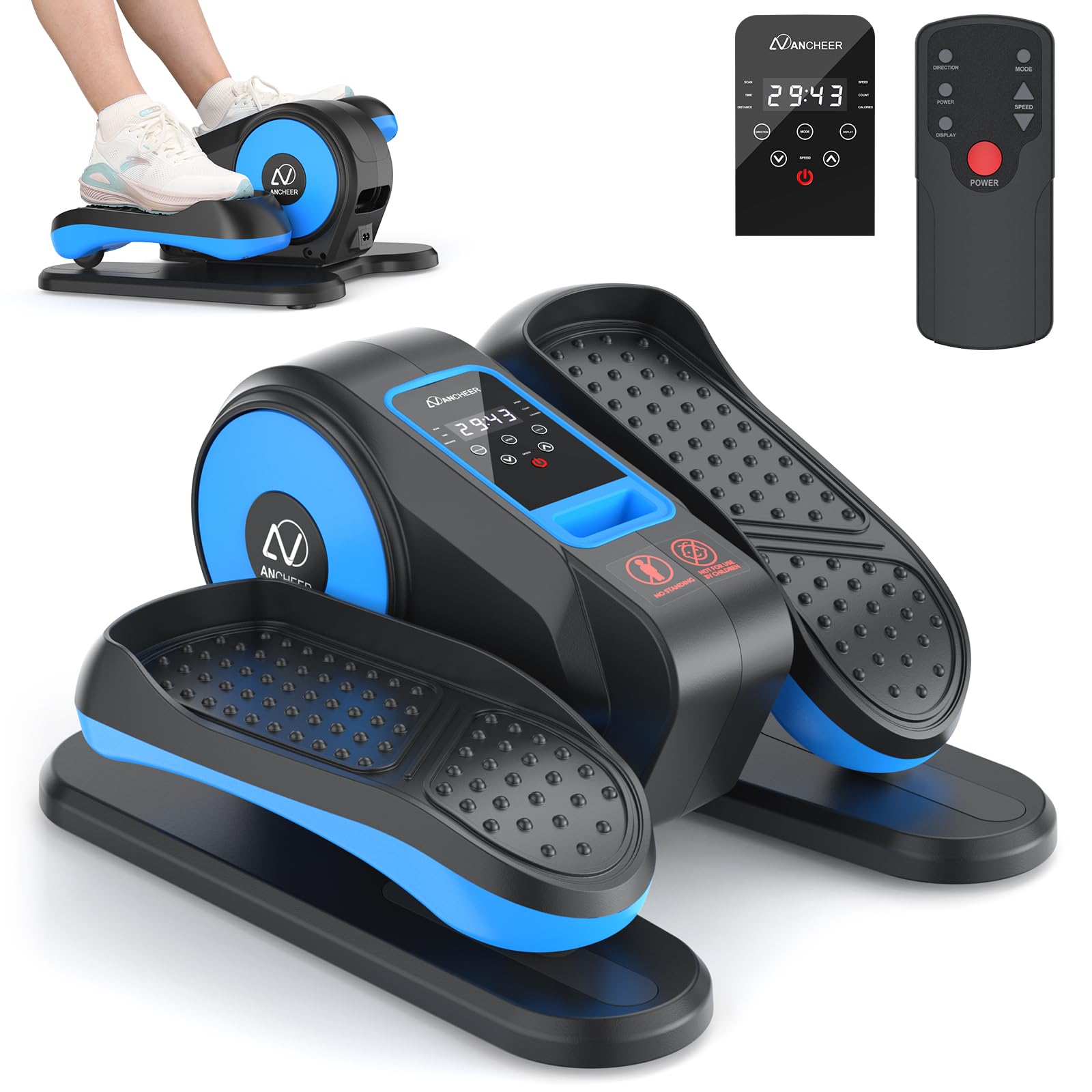 Snapklik.com : ANCHEER Under Desk Elliptical, Electric Leg Exerciser ...