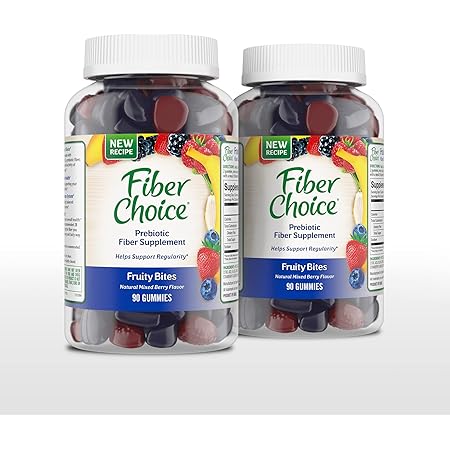 Amazon.com: Fiber Choice Bone Health Daily Prebiotic Fiber Chewable ...