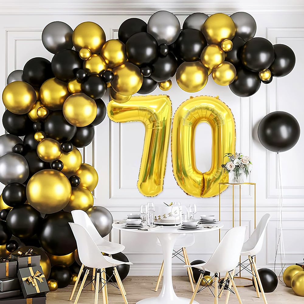 Snapklik.com : 40inch 70th Birthday Decorations Men 70 Balloon Numbers ...