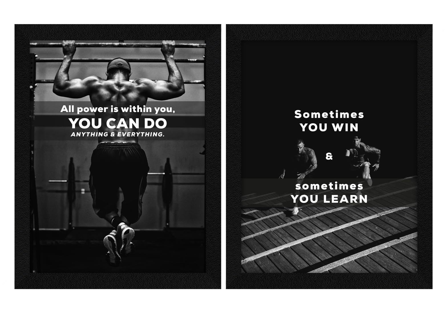 ArtX Paper Gym Workout Motivational Quotes Frames For Study Room ...