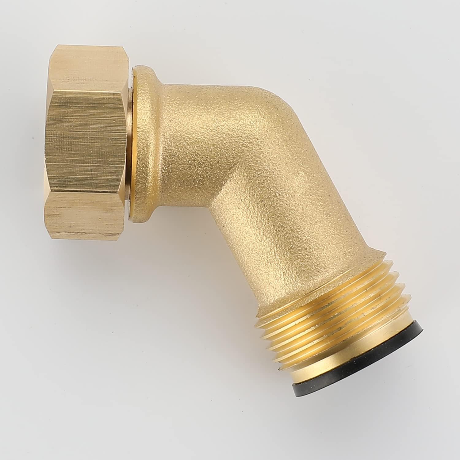 Amazon.com: Garden Hose Elbow Connector 45 Degree Brass Hose Elbow Hose ...