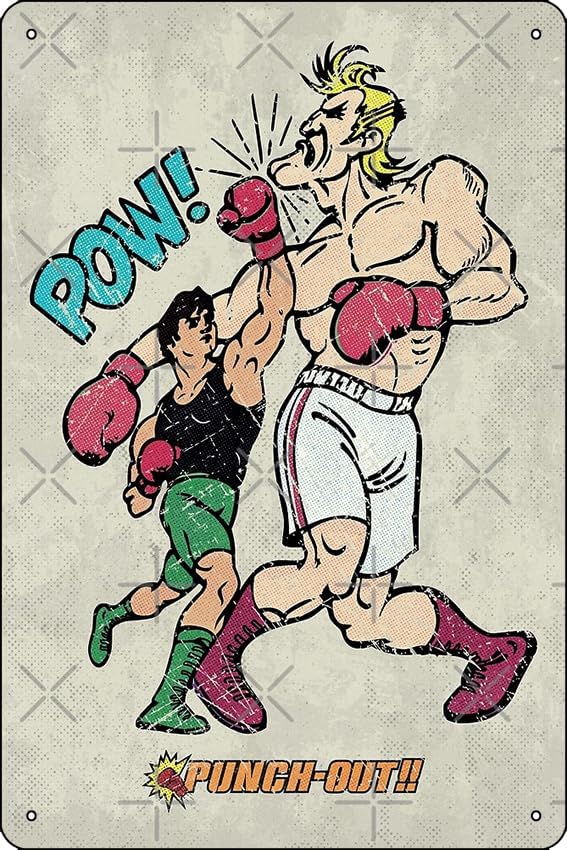Amazon.com : Punch-Out Vintage Poster V01 Poster 8 x 12 Inch Funny ...