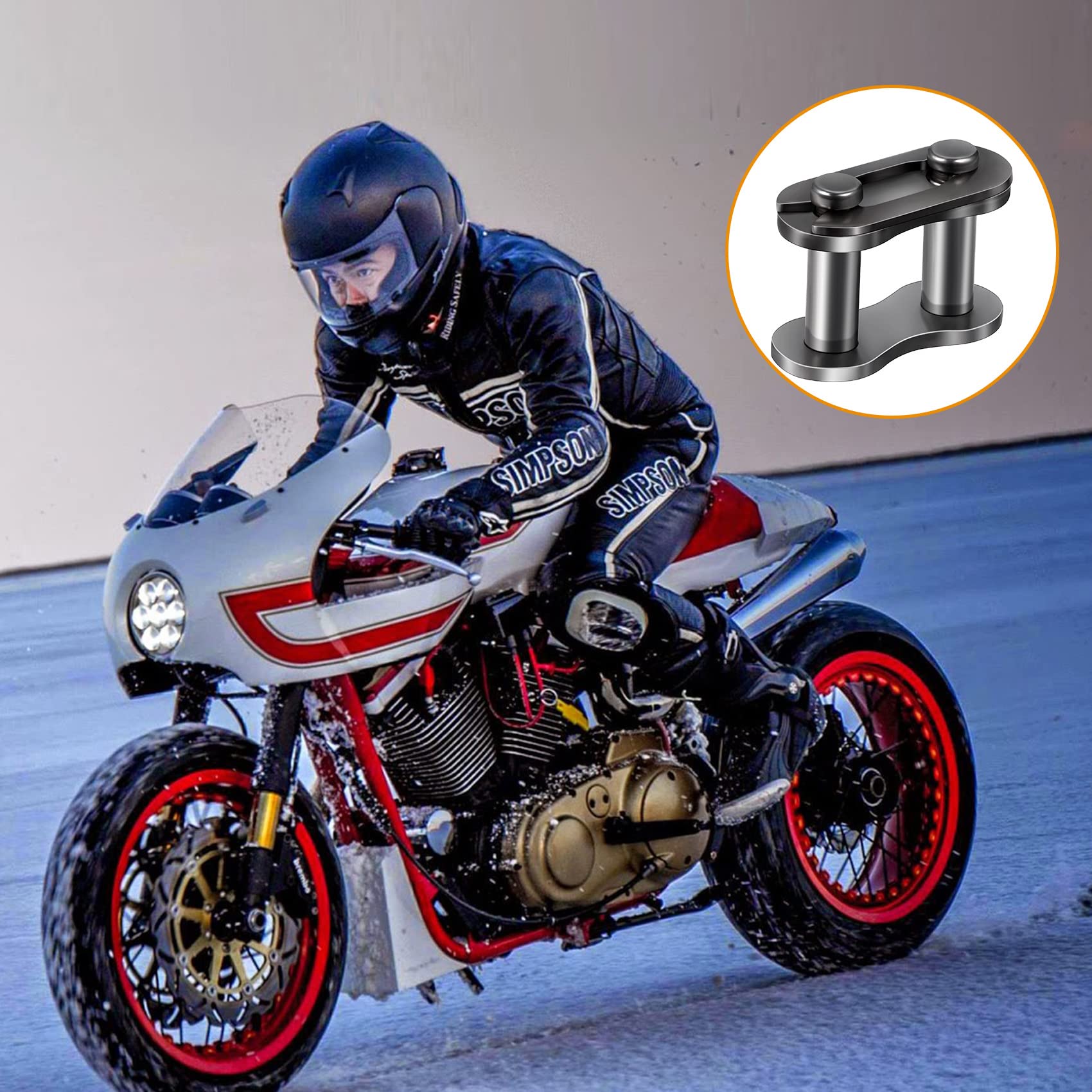 Snapklik.com : PAGOW 30pcs 25 Chain Master Link Roller, Master ...