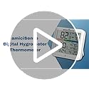 amiciSense Digital Hygrometer Thermometer, AS-55 Temperature and ...