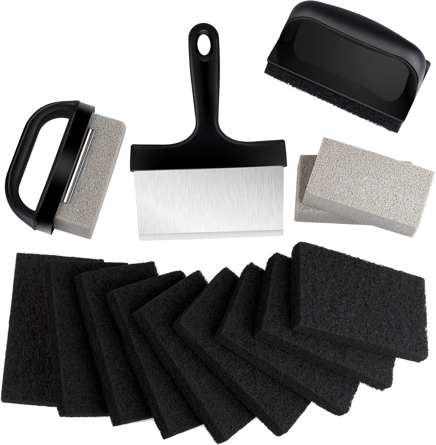 Amazon.com : MOWOT Blackstone Griddle Cleaning kit 16 Pcs, Heavy Duty ...