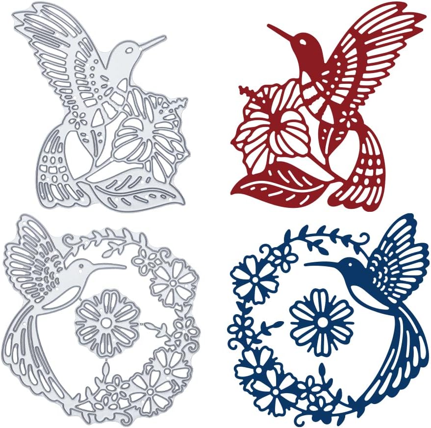 Amazon.com: Hummingbird Cutting Dies,DIY Scrapbooking Artist Metal ...