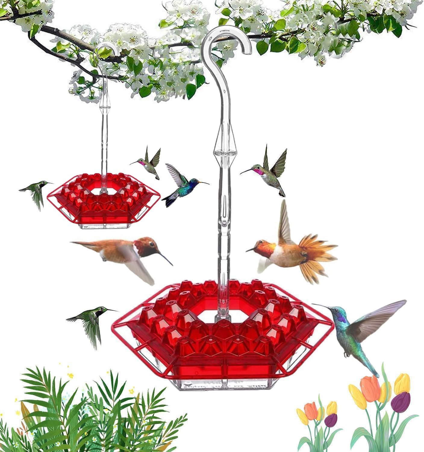 Amazon.com : Creative Wind Chimes Hummingbird Feeder : Patio, Lawn & Garden
