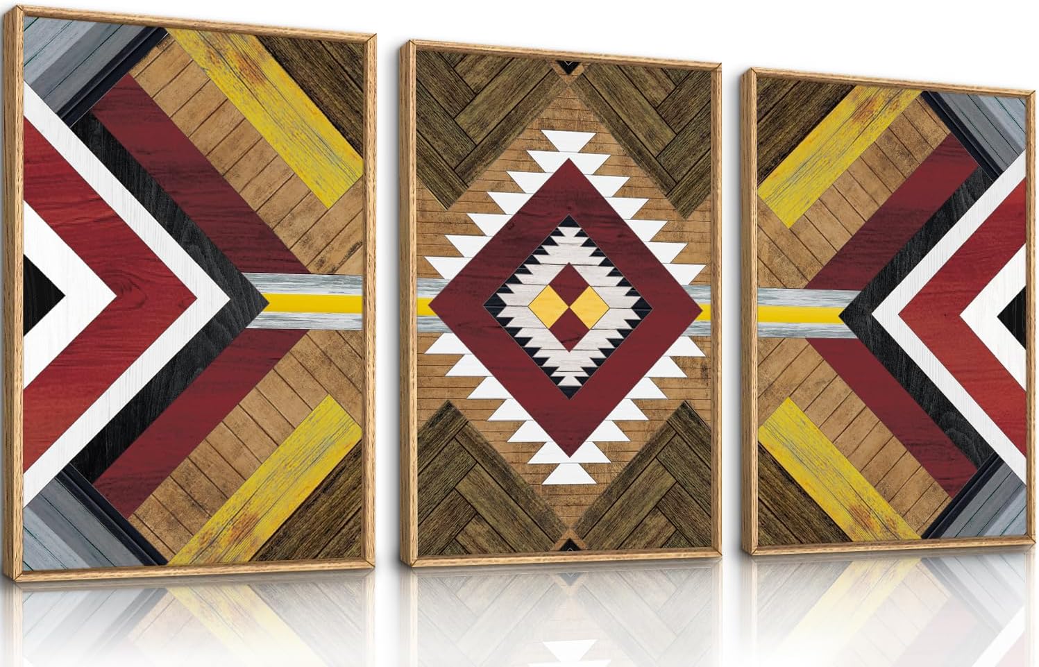 Amazon.com: FWIEXA Southwestern Aztec Wall Decor, Native American ...