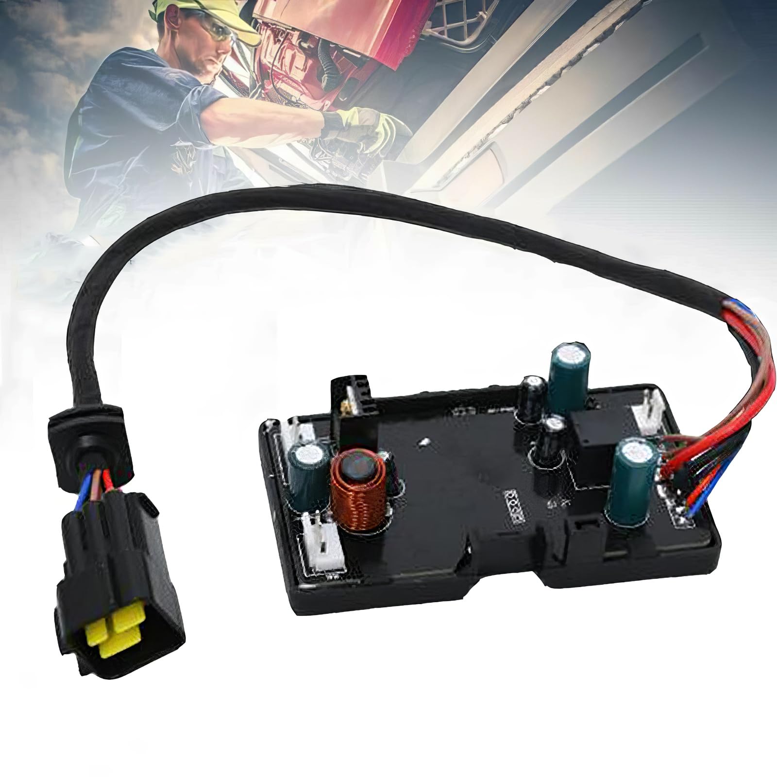 Car Heater Control Board, Riloer 12V ABS Plastic Control Board for Car ...