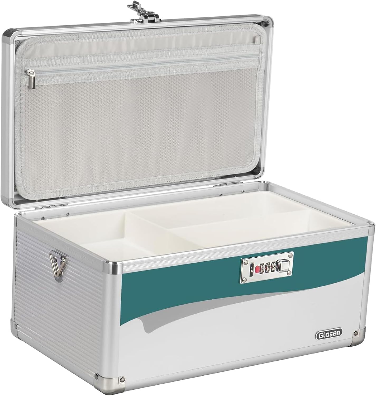 Amazon.com: Glosen Medicine Lock Box with Combination Lock,Medication ...