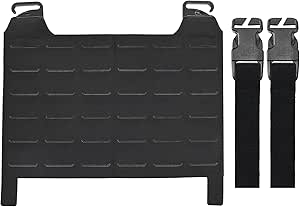Amazon.com : Tactical MOLLE Placard,Tactical Molle Front Flap with G-Hooks and Buckles Kit,Molle ...