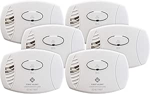 First Alert CO400 Carbon Monoxide Detector, Battery Operated, 6-Pack ...