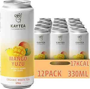 Mango Yuzu Ice Tea by KAYTEA - Organic Certified - Low Calorie - Cold ...