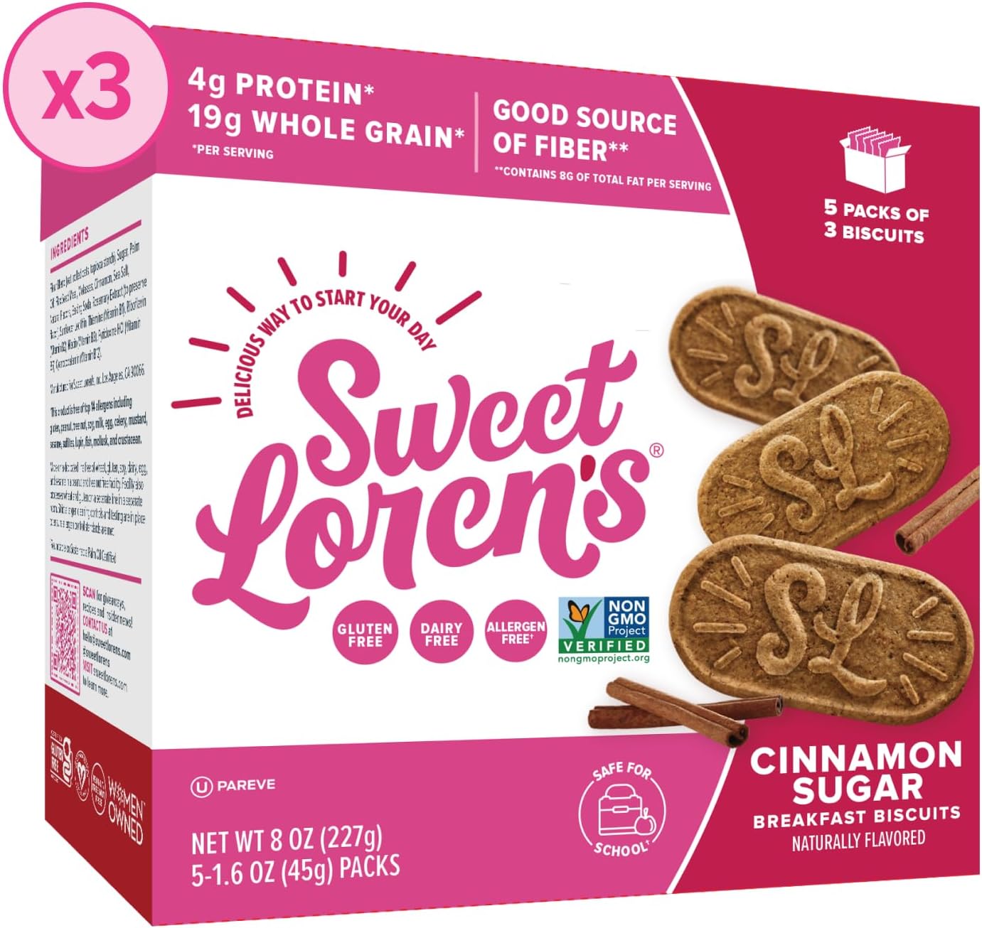 Amazon.com: Goodie Girl, Breakfast Biscuits, Blueberry, 1.66 Ounce ...