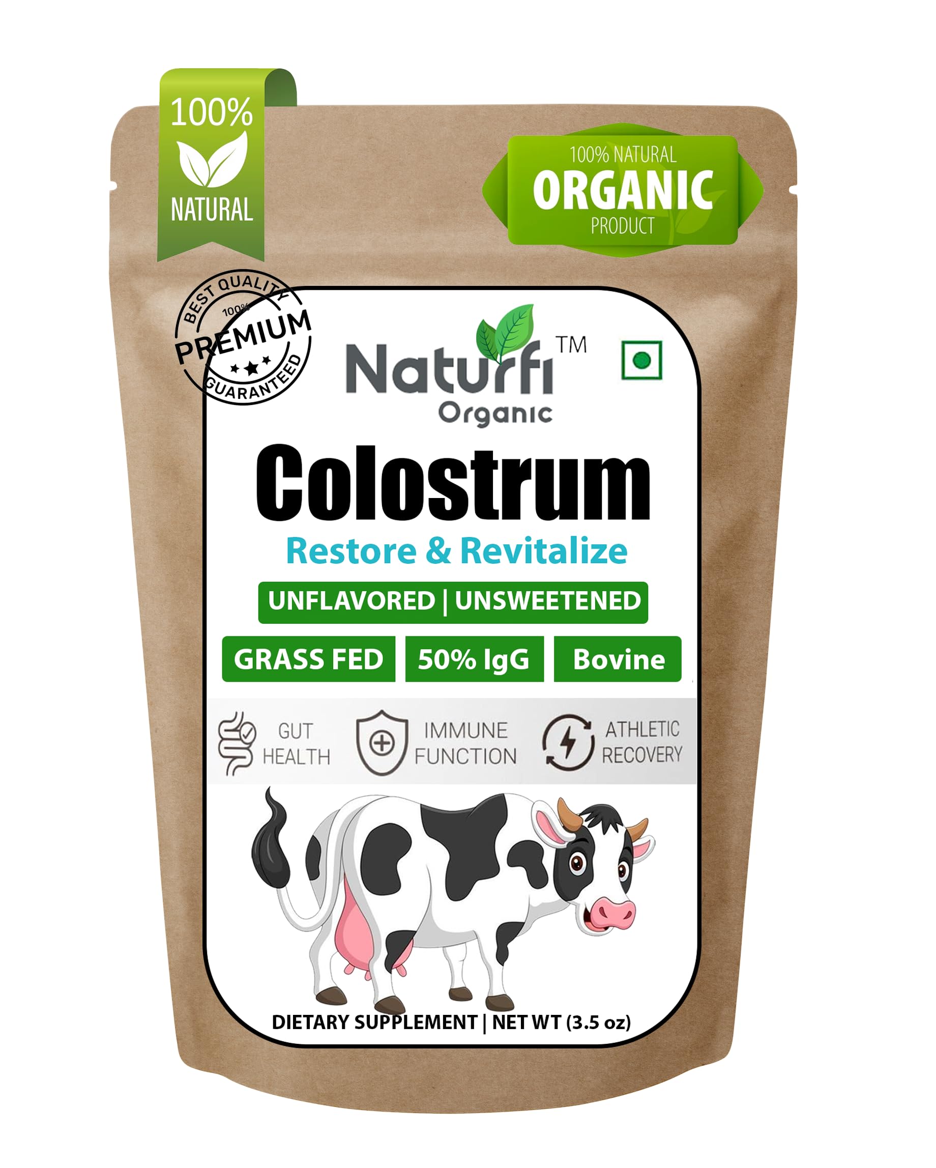 Colostrum Powder 100 Servings 50 Igg Freeze Dried First 4 | Desertcart ...