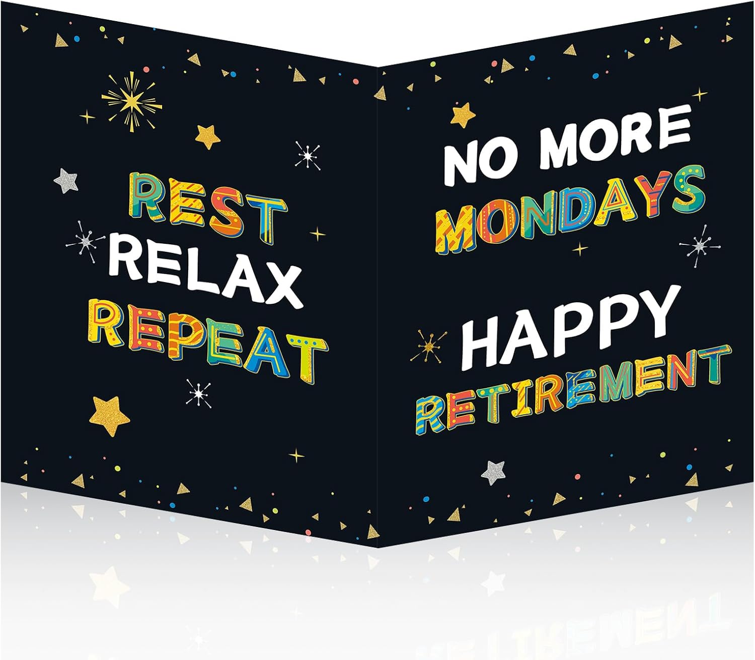 Amazon.com : HOMANGA Jumbo Happy Retirement Card, Big Retirement Card ...