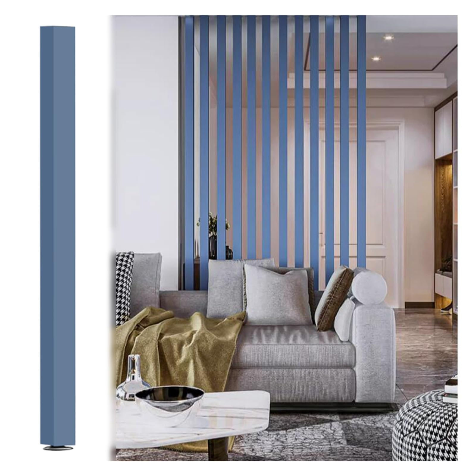 Amazon.com - Room Partition Post Wood, 1 2 5 Pcs Privacy Screens Post ...