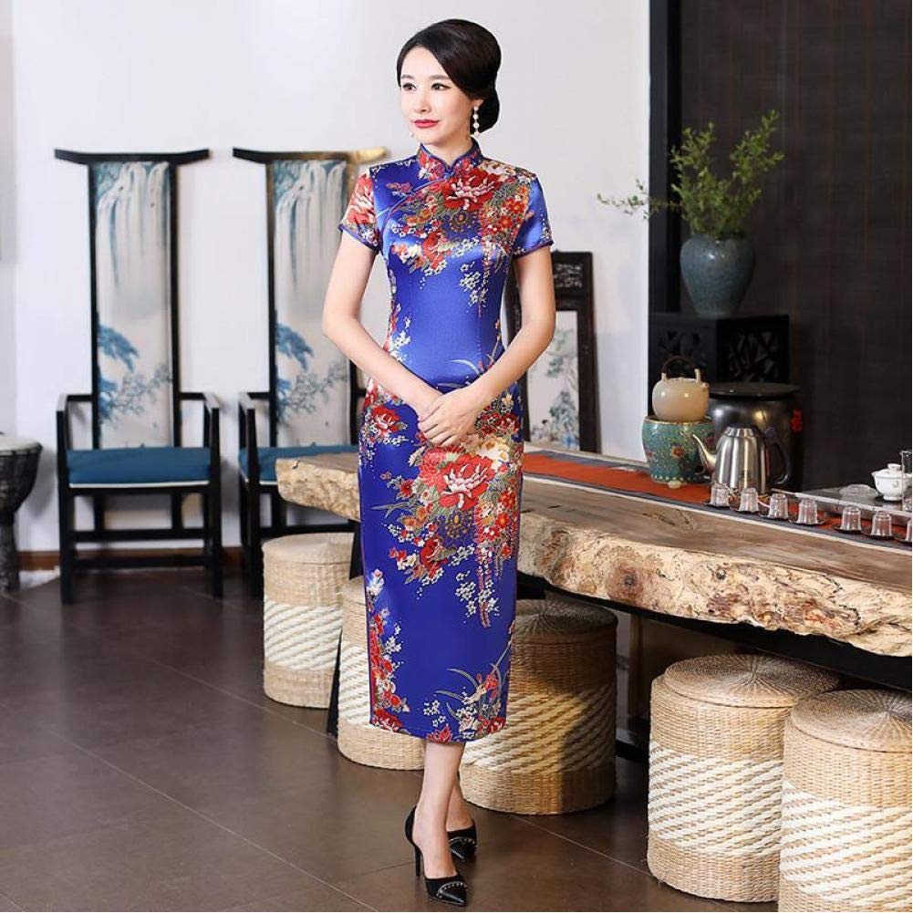 Ancient Chinese Traditional Dress Cheongsam Retro Women Long Qipao ...