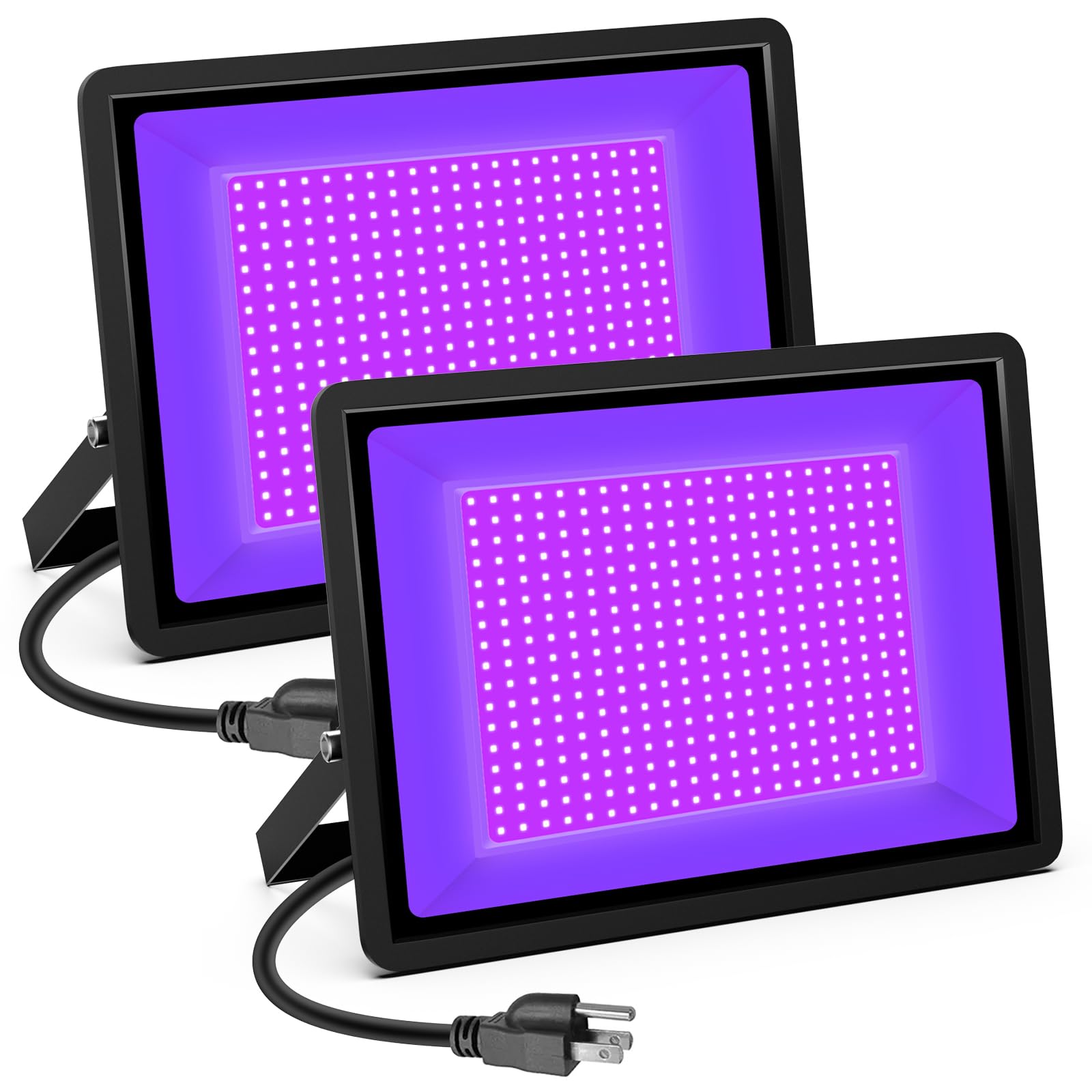 TyTopFan Black Lights 2 Pack 500W IP66 Waterproof Black Flood Light ...