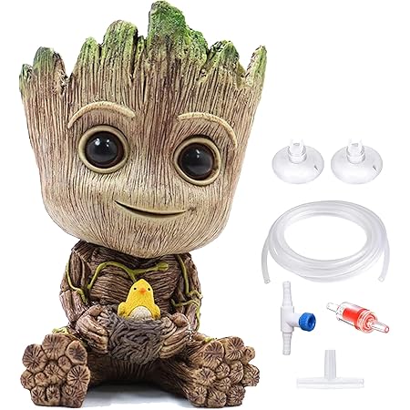 Amazon.com : SLOCME Aquarium Groot Air Bubbler Decorations - Oxygen ...