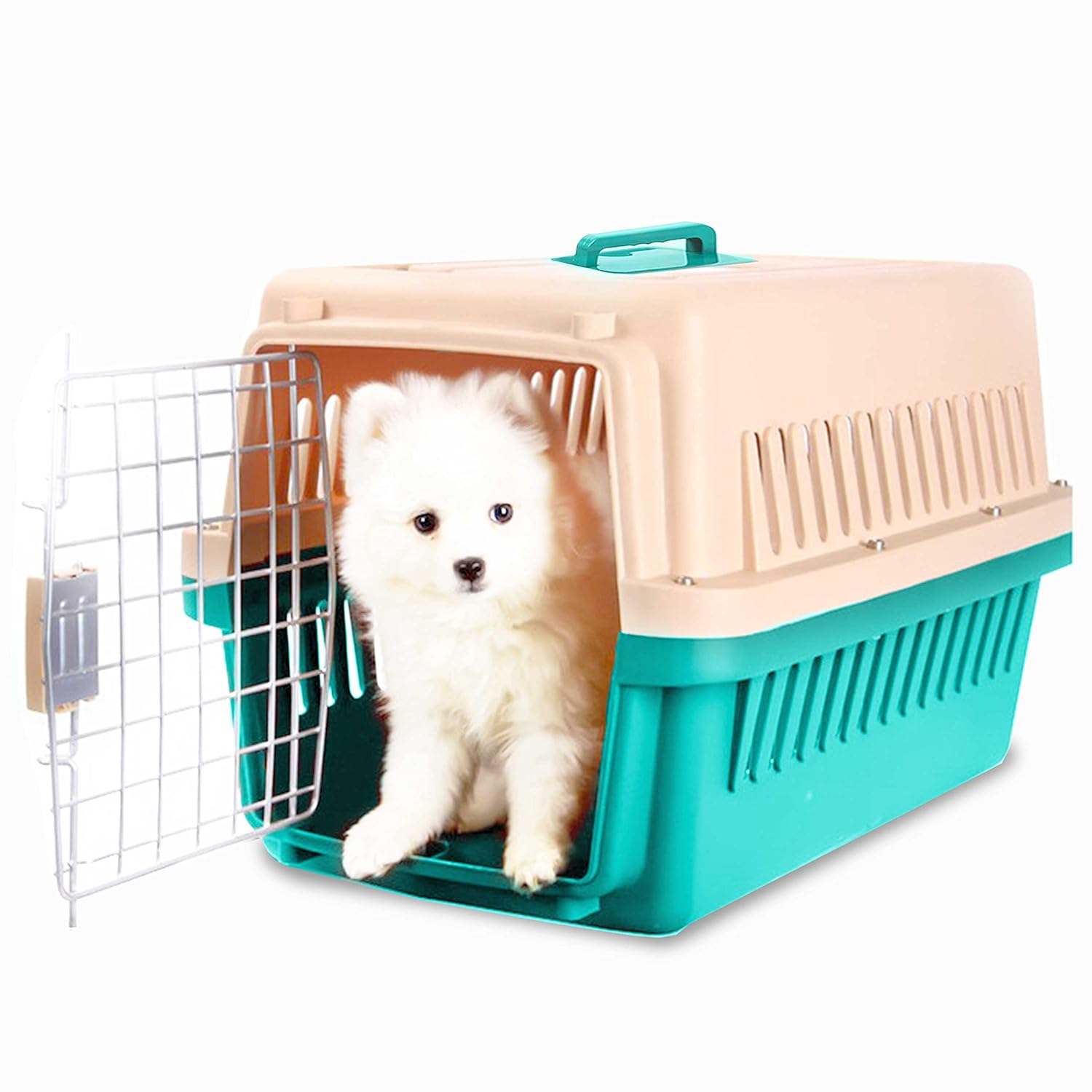 DaKos Pet Air Box for Dogs, Cats, and Small Animals, Pet Carrier, Easy ...