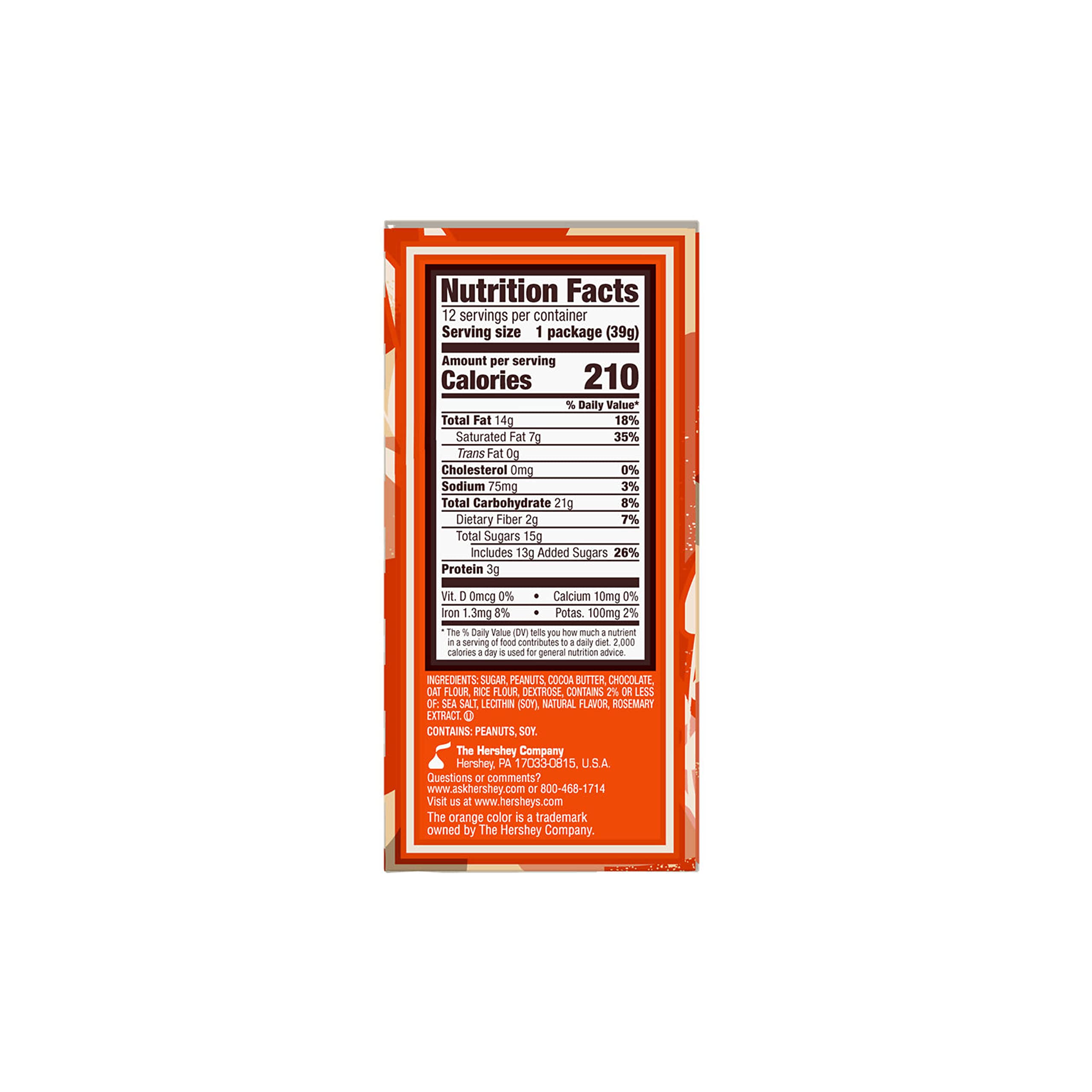 Snapklik.com : REESES Plant Based Oat Chocolate Confection Peanut ...