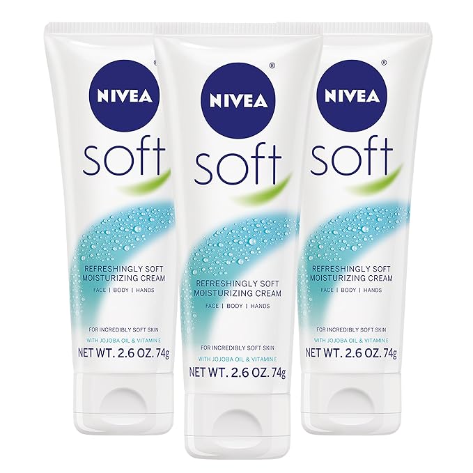 Amazon.com: NIVEA Soft Cream, Refreshingly Soft Moisturizing Cream ...