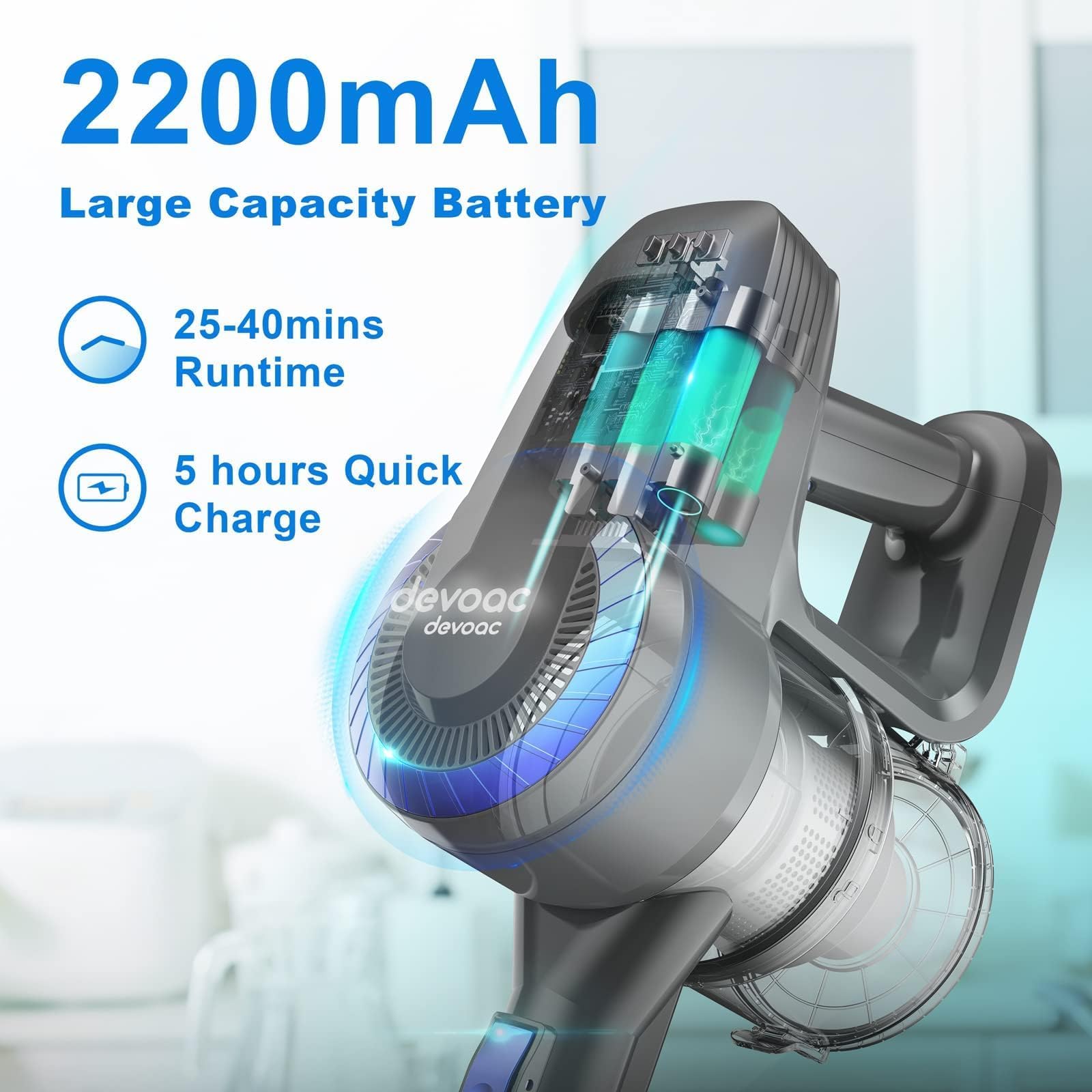 Snapklik.com : N300 Cordless Vacuum Cleaner, 6 In 1 Ultra-Lightweight ...