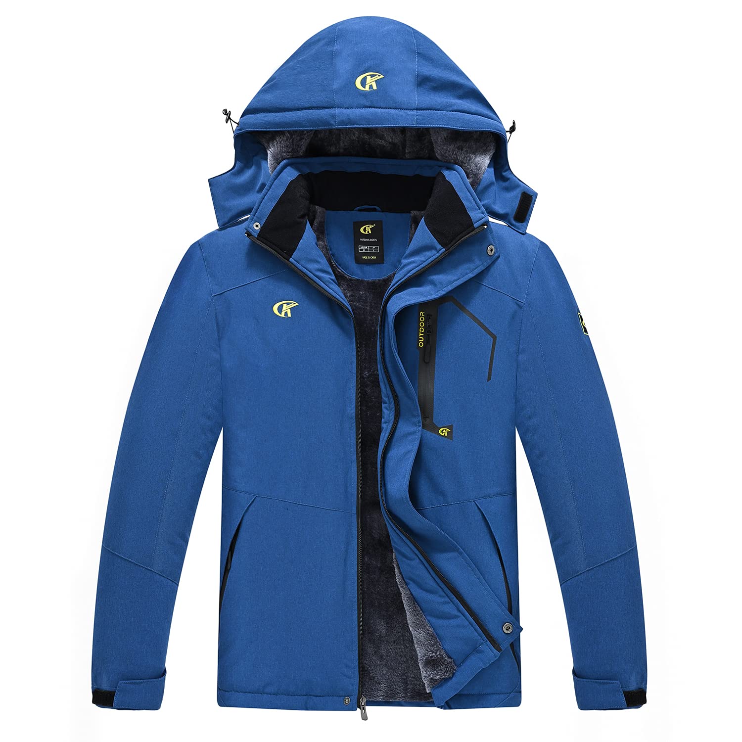 Snapklik.com : Mens Waterproof Ski Jacket Warm Winter Snow Coat ...
