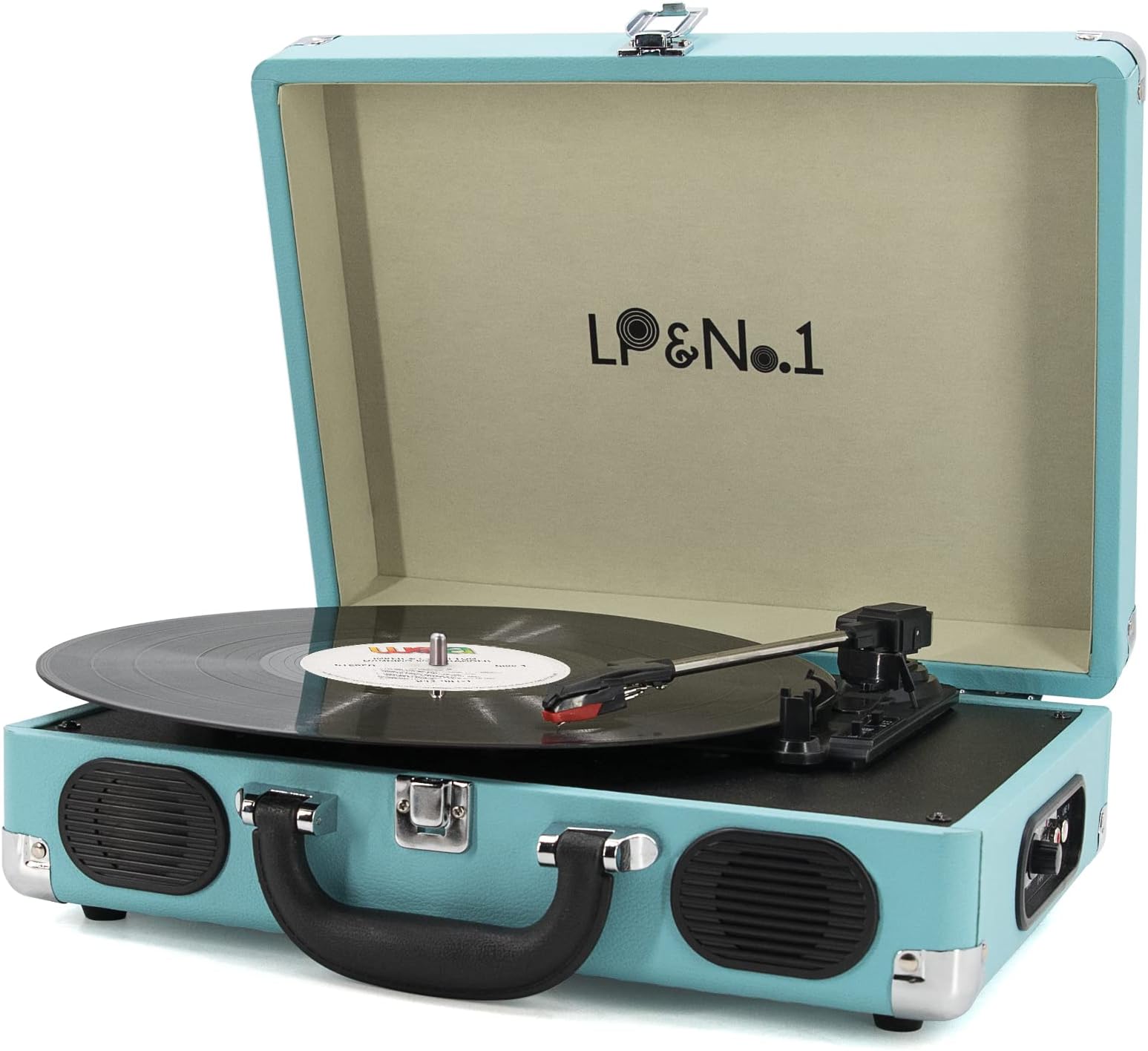 Amazon.com: AUNA Peggy Sue Retro Record Player, Turntable with Built-in ...