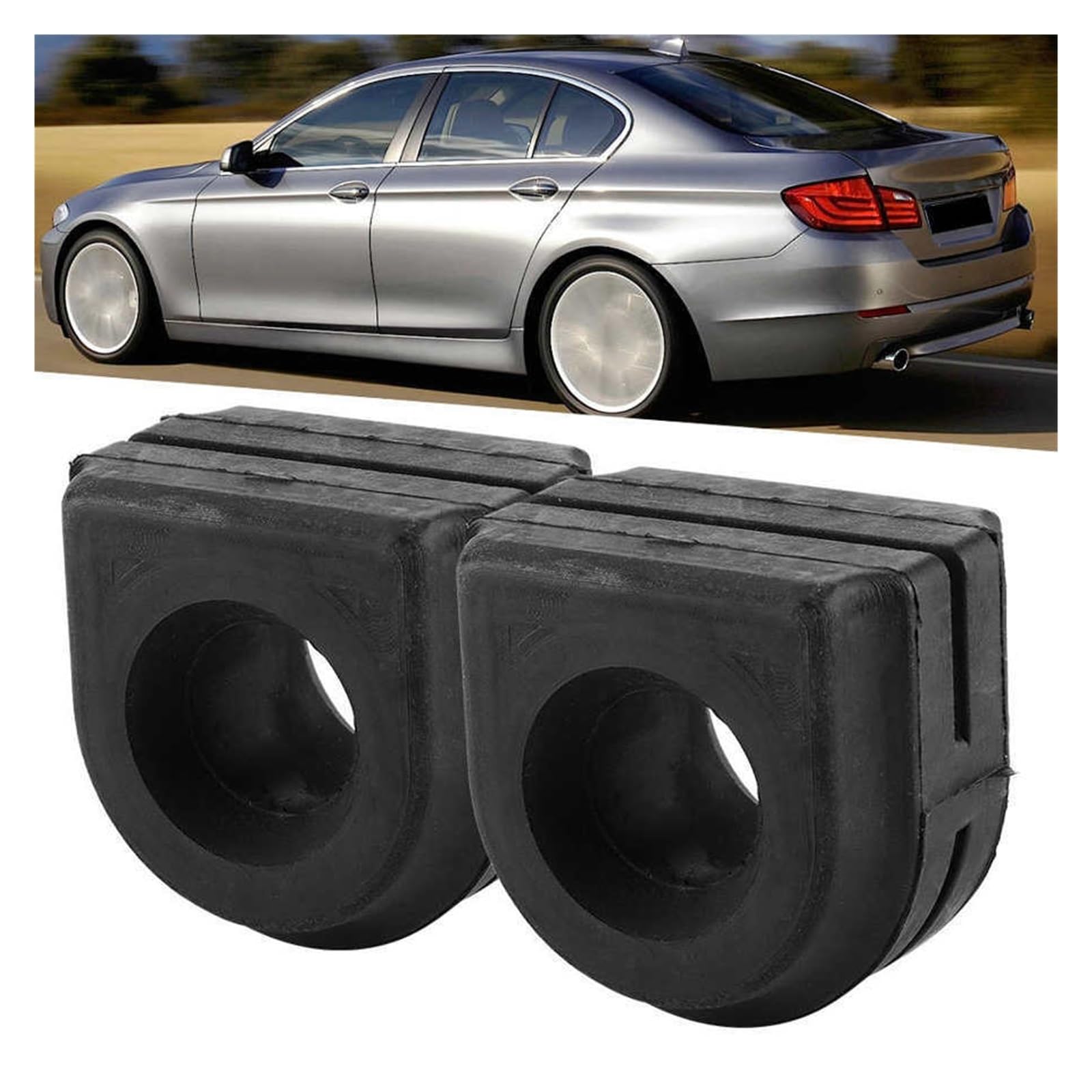 Rubber Insulator Replacement Front Suspension Sway Bar Bushing For BMW ...