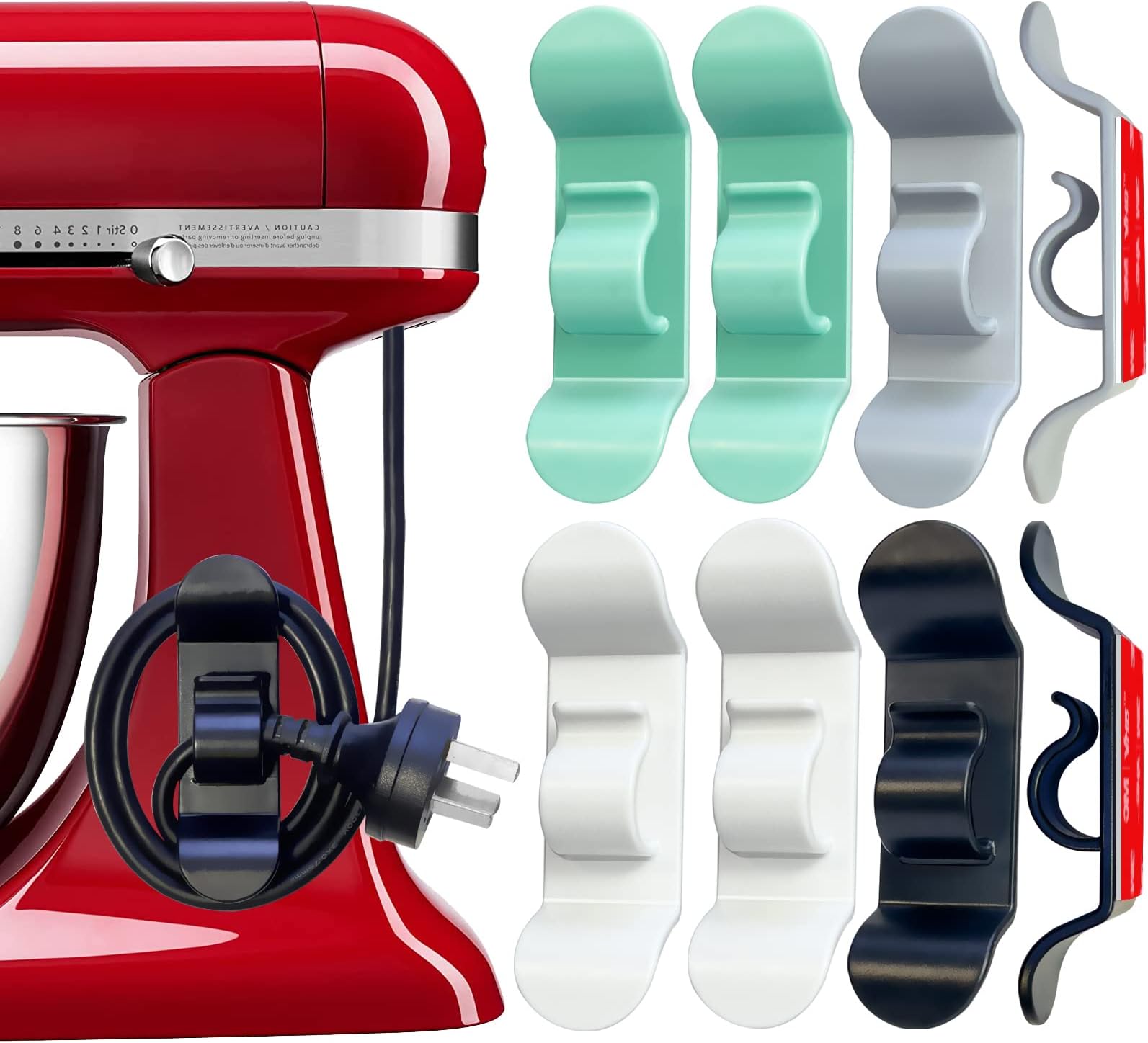 Amazon.com: Cord Organizer for Kitchen Appliances Upgraded Adhesive ...
